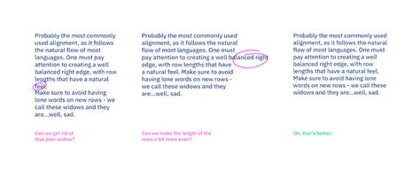 Alignment Typography