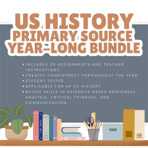 Us History Primary Source Analysis Year Long Bundle Tpt