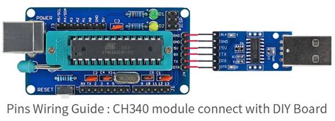 diy atmega328p development board ttl programmer compatible for arduino