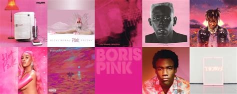 Pink Album Covers The Best Albums Colored Pink Upbeat Geek