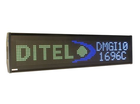 Dot Matrix Display Rgb 16x96 Pixels Dmgi101696c Ditelteccom