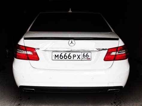 Спойлер для мерса — Mercedes-Benz E-Class (W212), 1,8 л, 2012 года ...