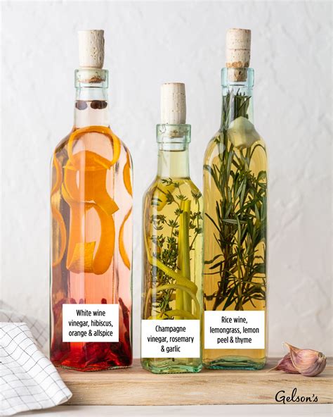 3 Diy Infused Vinegars Infused Vinegars Infused Vinegar Recipe