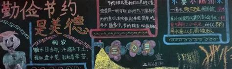 勤俭节约我能行黑板报10 勤俭节约黑板报 地理教师网