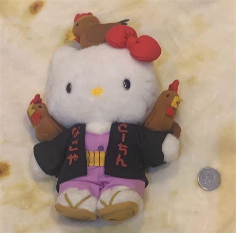 Rare Hello Kitty Nagoya Cochin Chicken Hk Plush Rare Limited Edition