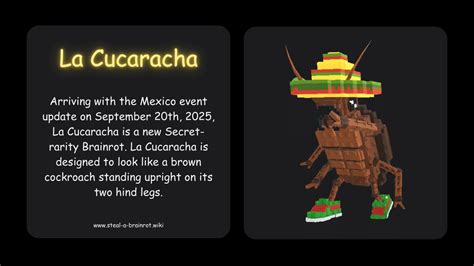 La Cucaracha Steal A Brainrot Wiki