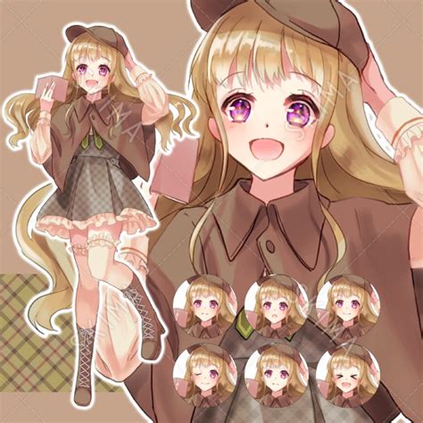 探偵少女【表情10種】 Skima（スキマ）