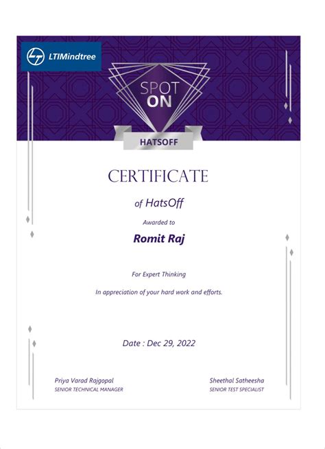 Romit Raj On Linkedin Ltimindtree Ltimindtree Ltimindtree Awards Hatsoff