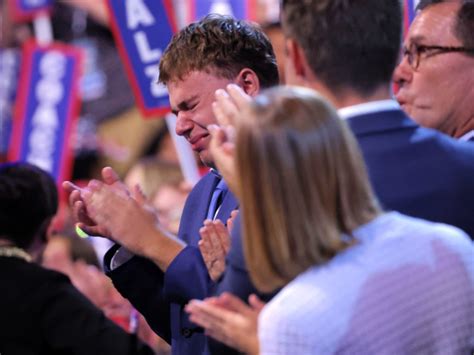 Gus Walz Crying At The Dnc Is Getting A Mixed Response