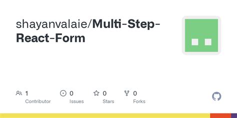 Github Shayanvalaie Multi Step React Form