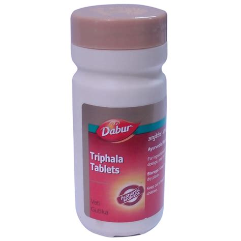 Dabur Triphala Tablets | Natural Detoxifier | Ayurvedic Herbal Supplement