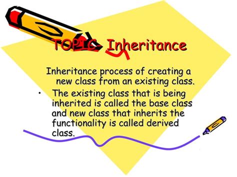 topic inheritance ppt programming languages computing