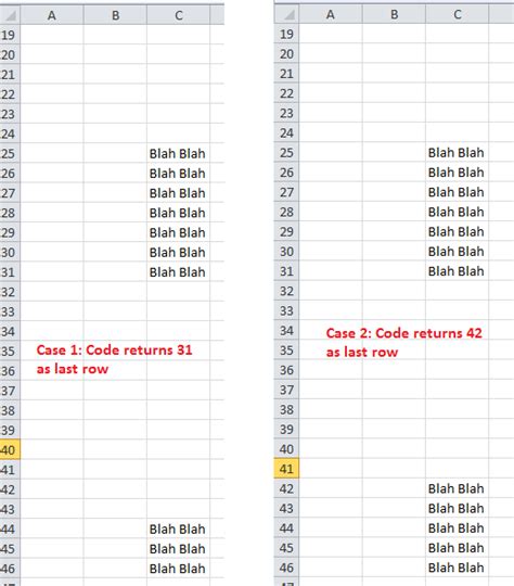 Excel Vba Find A Last Row Within A Range Stack Overflow