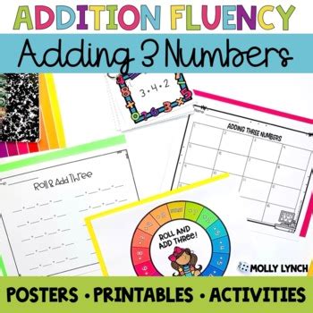 Adding Three Numbers Give Me Three Addition Pack TpT