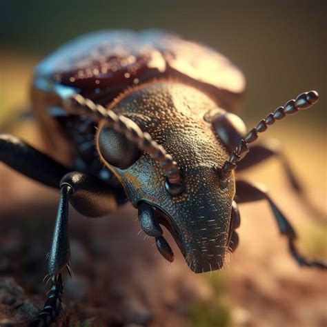 Un Insecto Que Tiene Una Cadena Foto Premium
