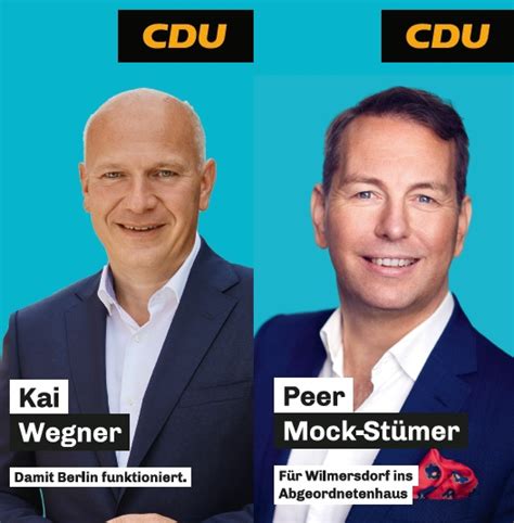 Peer Mock St Mer F R Wilmersdorf Ins Abgeordnetenhaus