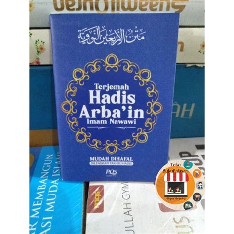 Jual Buku Saku Terjemah Hadis Arbain Dilengkapi Takhru Hadis Imam
