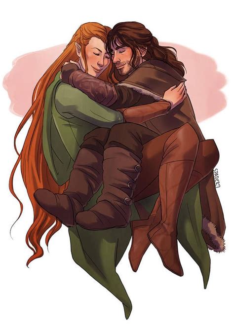 Kiliel By Spader7 Kili And Tauriel The Hobbit Lotr
