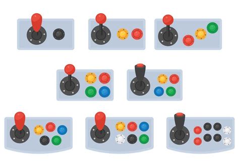 Download Vector Arcade Button Vector Elements Set A Vectorpicker