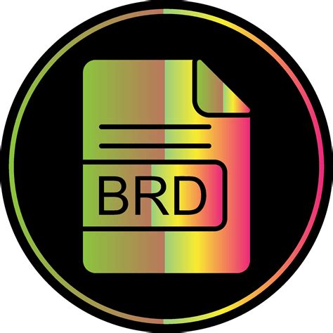 Brd File Format Glyph Due Color Icon Design 43820201 Vector Art At Vecteezy