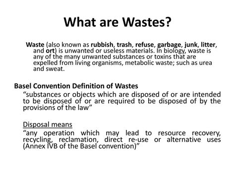 Waste Management. - ppt download