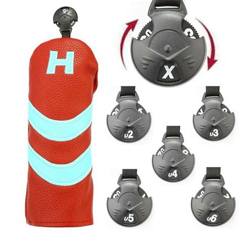4pcs Golf Hout Club Head Covers Driver Fairway Woo Grandado
