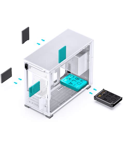 Корпус Jonsbo D31 Std White без БП боковая панель из закаленного стекла Mini Itx Micro Atx белый