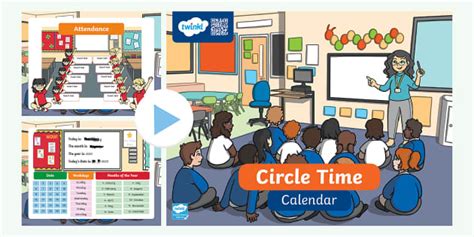 Circle Time Calendar Powerpoint L Insegnante Ha Fatto