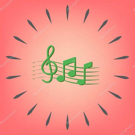 음악 메모와 고음 음자리표 스톡 벡터 ©littlecuckoo 79601134