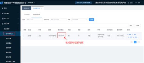 Bug 122 【用户管理】：社区管理员查看用户信息，从选举委员会中创建的账号，在用户管理中手机号未获取到 重庆市智慧社区智慧养老云平台