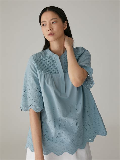 펀칭블라우스vvcnlxm5151 펀칭블라우스vvcnlxm5151