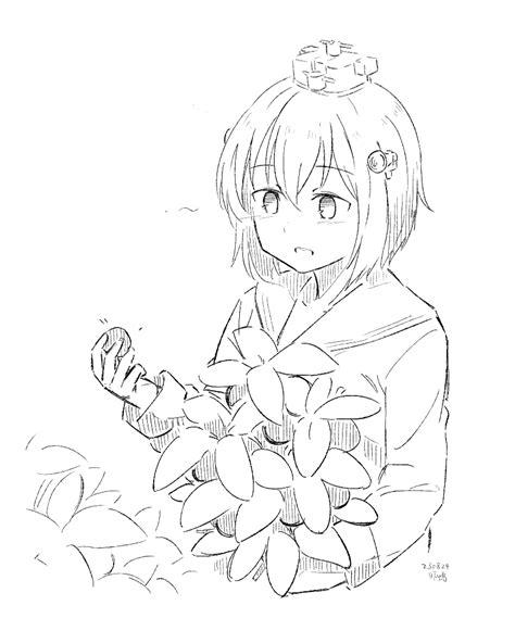 Yukikaze Kantai Collection Drawn By Hikashimashiofune Danbooru