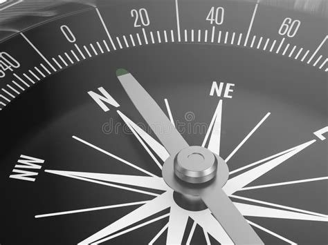 Compass Dial On White Stock Illustration Illustration Of Direction