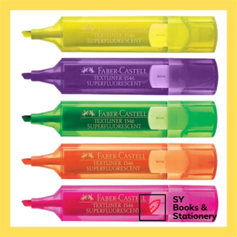 Faber Castell Textline 1546 Highlighter Highlight Pen Lazada
