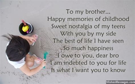 I Love You Poems For Brother