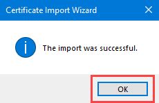 Import Intermediate Certificate On Windows Server