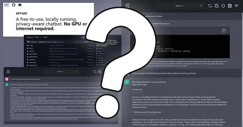 How To Run Gpt All Locally For Free Local Gpt Like Llm Models Quick