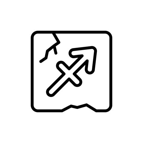 Zodiac Sagittarius Vector Icon Illustration 23038667 Vector Art At Vecteezy