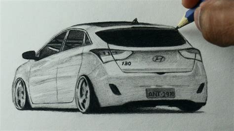 Como Desenhar Um Carro Hyundai I30 PASSO A PASSO Narrado YouTube