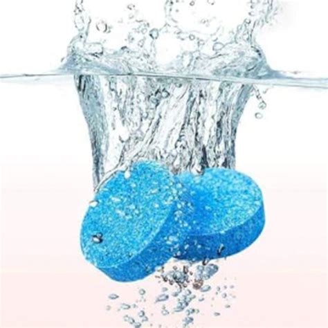 Plastic Blue Windshield Cleaners Tablets For Glass Cleaner Packaging