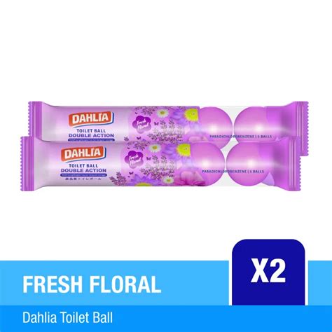 Dahlia Kamper Toilet Colour Ball Fresh Floral 200gr5pcs Lazada