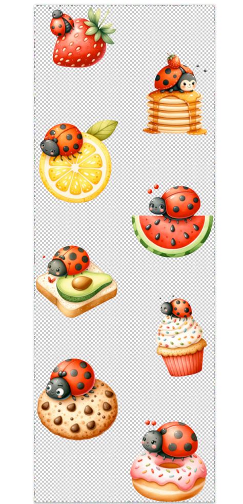 Ladybug Sweets Pen Wrap Uv Dtf Moxie Vinyls