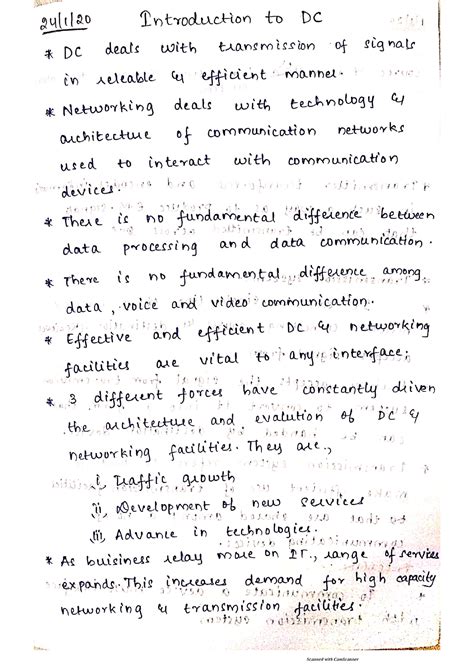 Dc Notes COMPUTER SCIENCE AND ENGINEERING Studocu