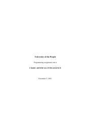 Cs Programming Assignment Unit Pdf University Of The People