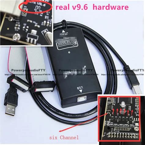New Arivl Jlink V9 Arm Stm32 Emulator Debugger Jtagswd Programmer