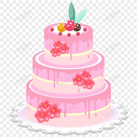 생일 케이크 Png 일러스트 무료 다운로드 Lovepik