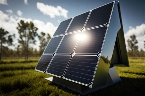 Premium Ai Image A Solar Panels Green Energy Generative Ai