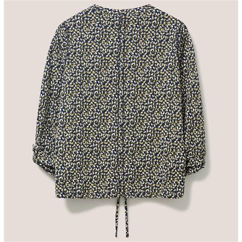 White Stuff Tia Tie Hem Jersey Shirt White Stuff
