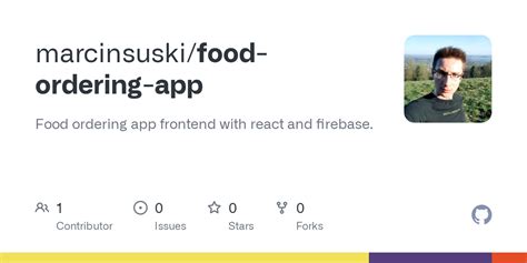 GitHub Marcinsuski Food Ordering App Food Ordering App Frontend With