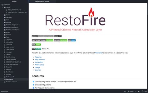 Alternatives And Detailed Information Of Swiftframeworktemplate Gitplanet